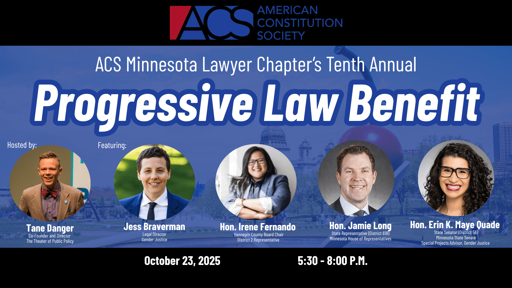 ACS Minnesota: 2025 Progressive Law Benefit - American Constitution Society